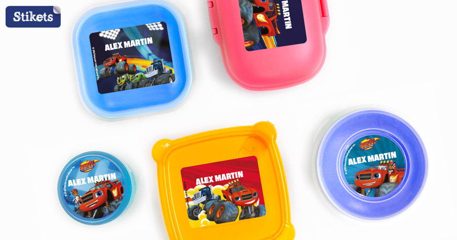 Blaze Name Labels for Water Bottles - Stikets