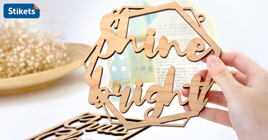 Nombres en madera para decoración pequeños - Stikets