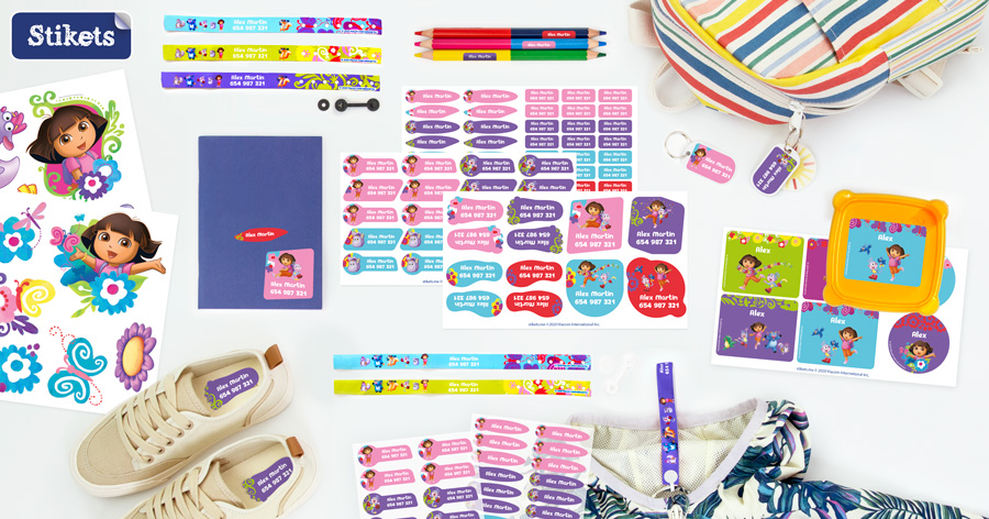 Personalized Dora the Explorer products - Stikets