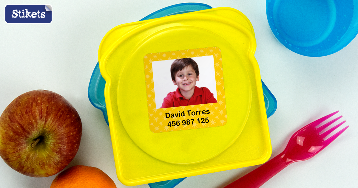 Large Photo Name Labels - Stikets