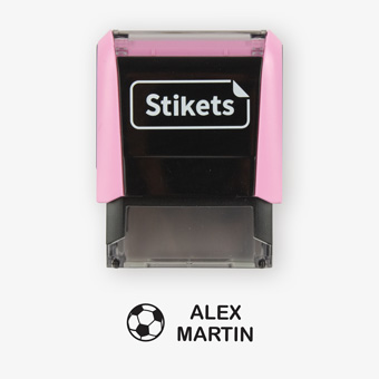 Pink pastel custom stamp - Stikets