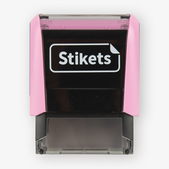 Pink pastel custom stamp - Stikets