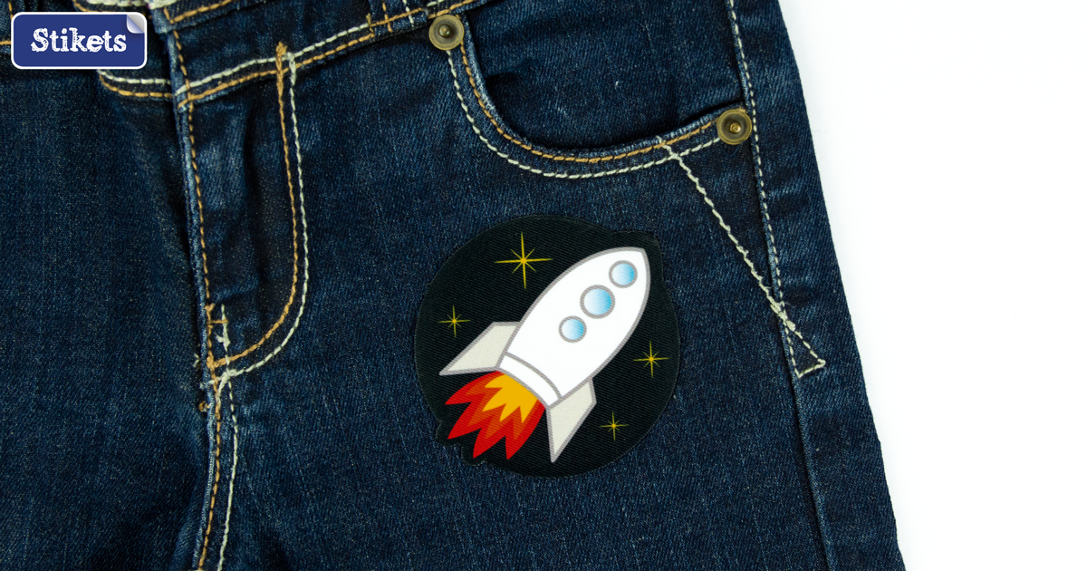 Rocket Iron-On Patch - Stikets