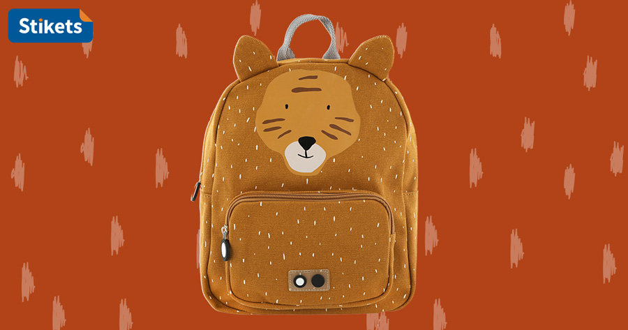 Mr. Tiger Trixie large Backpack Customizable - Stikets