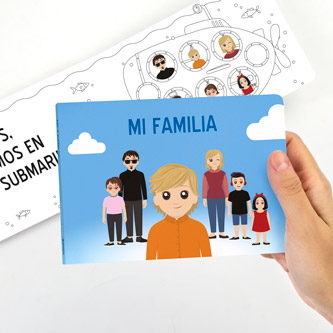 Cuento personalizado Mi familia para niños - Stikets