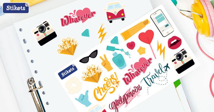 Cool stickers to organize your agenda - Stikets
